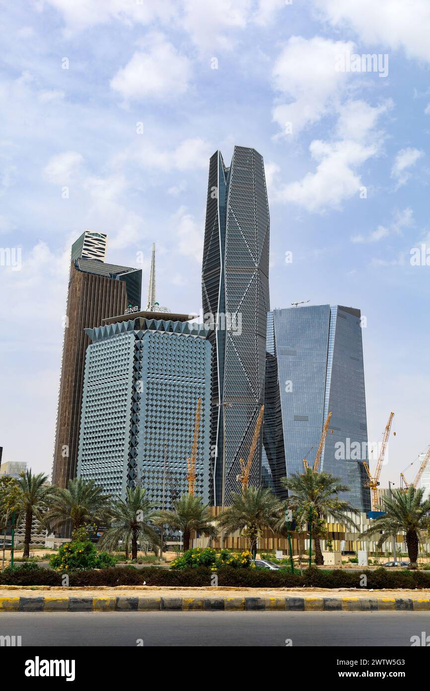 Riyadh, Saudi Arabia - Mar 15 2024,King Abdullah Financial District ...