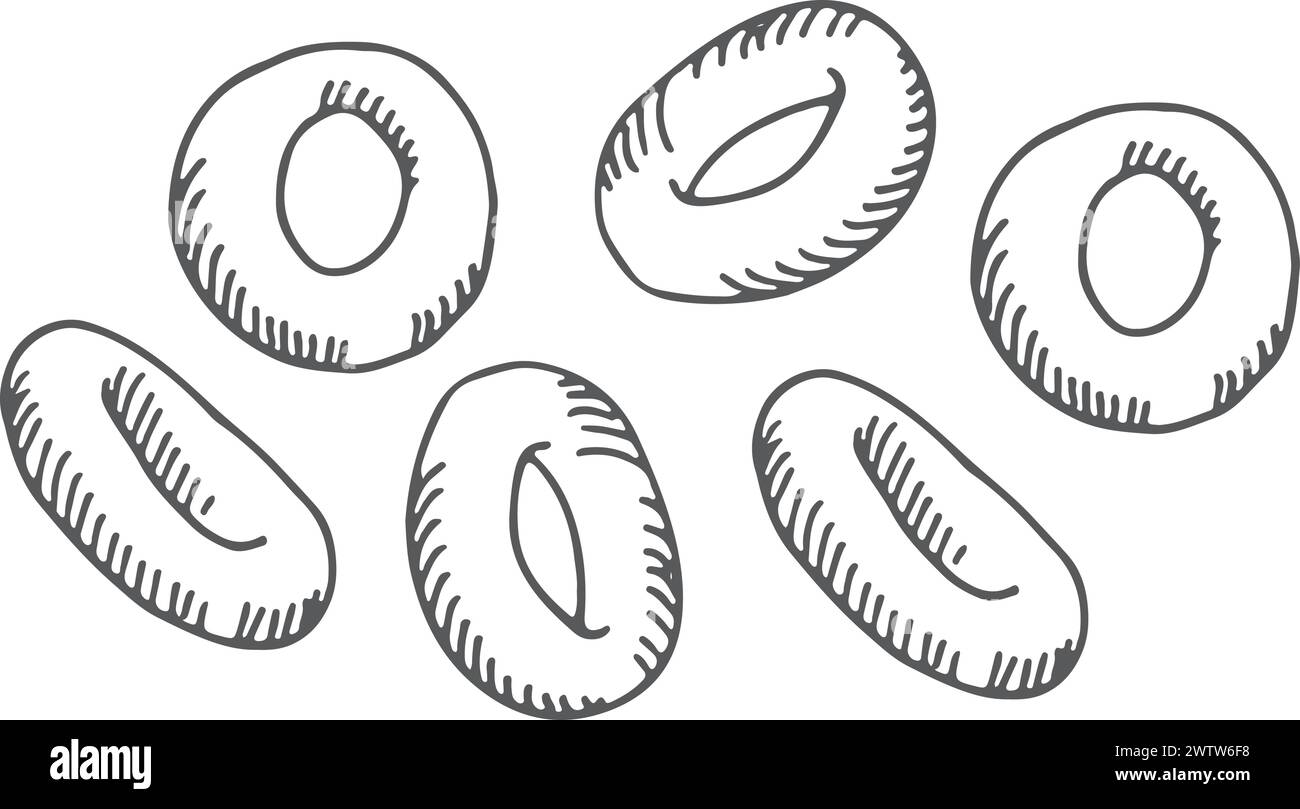 Wheat rolls Stock Vector Images - Alamy