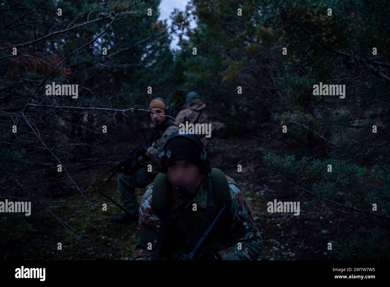 Operators with the Special Forces Battalion “Wolves”, Army of the ...