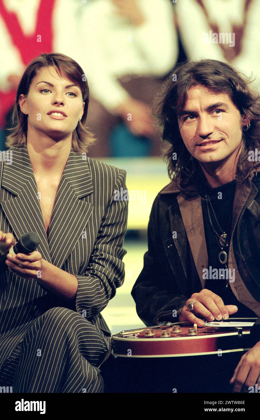 Milan Italy 04/03/1996: Luciano Ligabue ,Italian singer and the ...