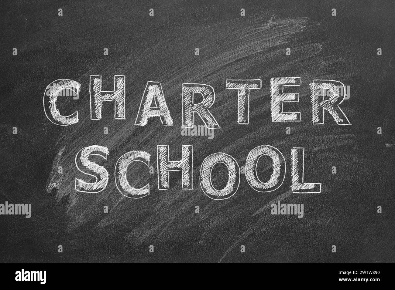 Hand drawing college inscription hi-res stock photography and images ...