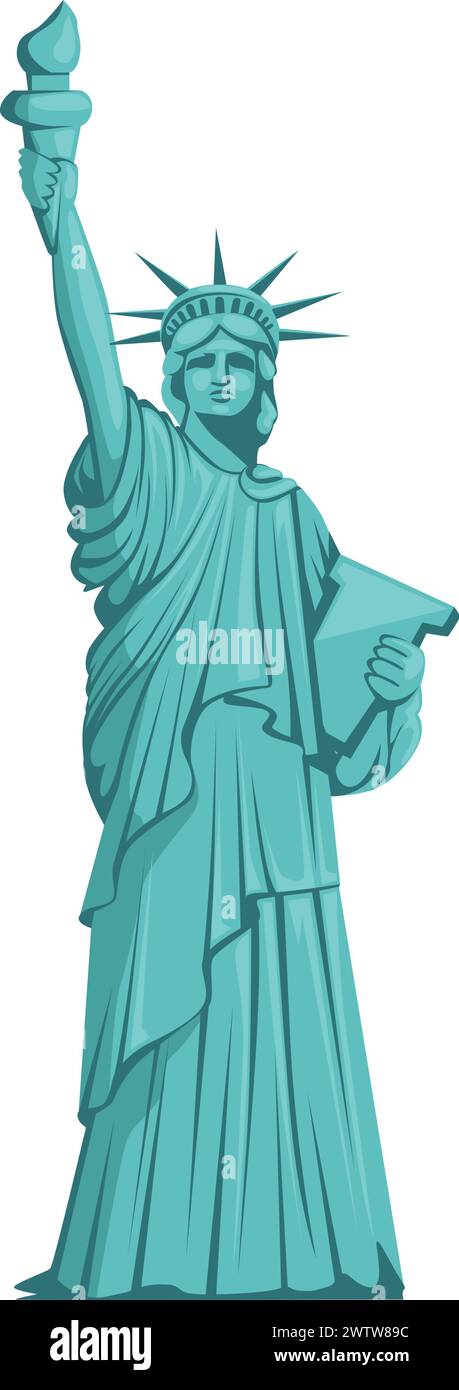 Statue of liberty. Usa freedom symbol. Travel landmark Stock Vector ...