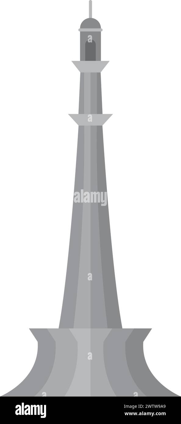 pakistan minar monument illustration vector Stock Vector Image & Art ...