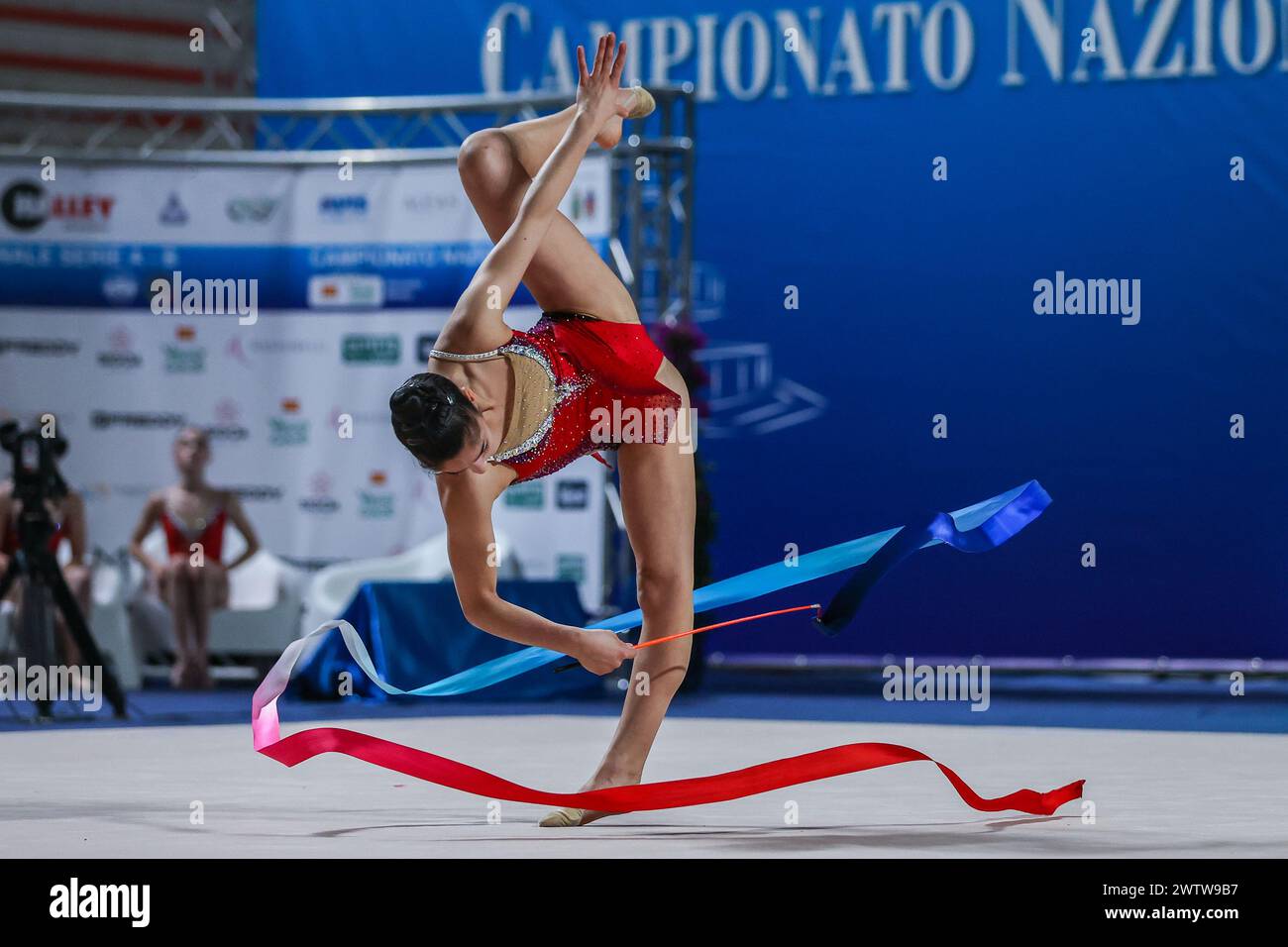 Ancona, Italy. 16th Mar, 2024. Sofia Raffaeli of Ginnastica Fabriano seen in action during ...