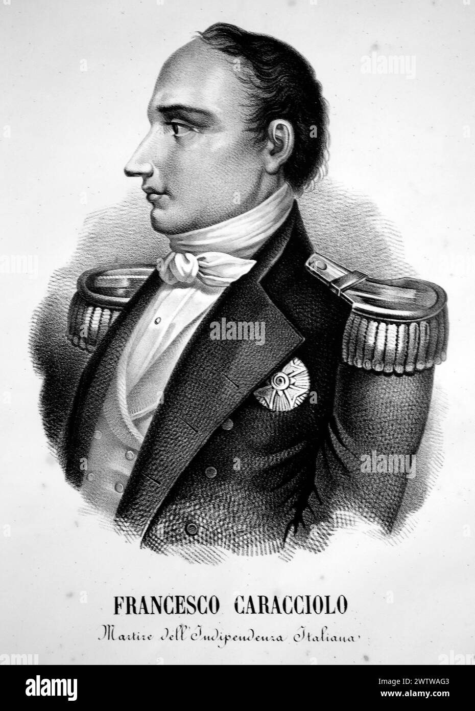 Portrait of Francesco Caracciolo (1752-1799). Italian admiral and ...