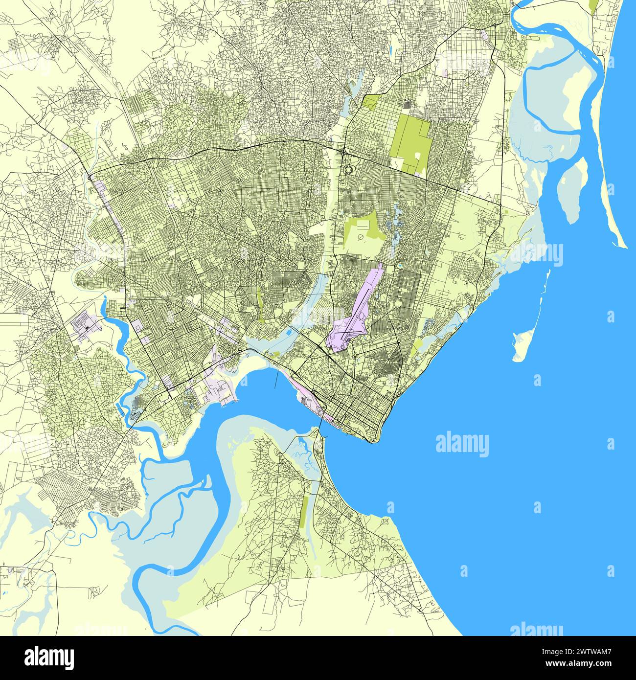 Map of maputo hi-res stock photography and images - Alamy