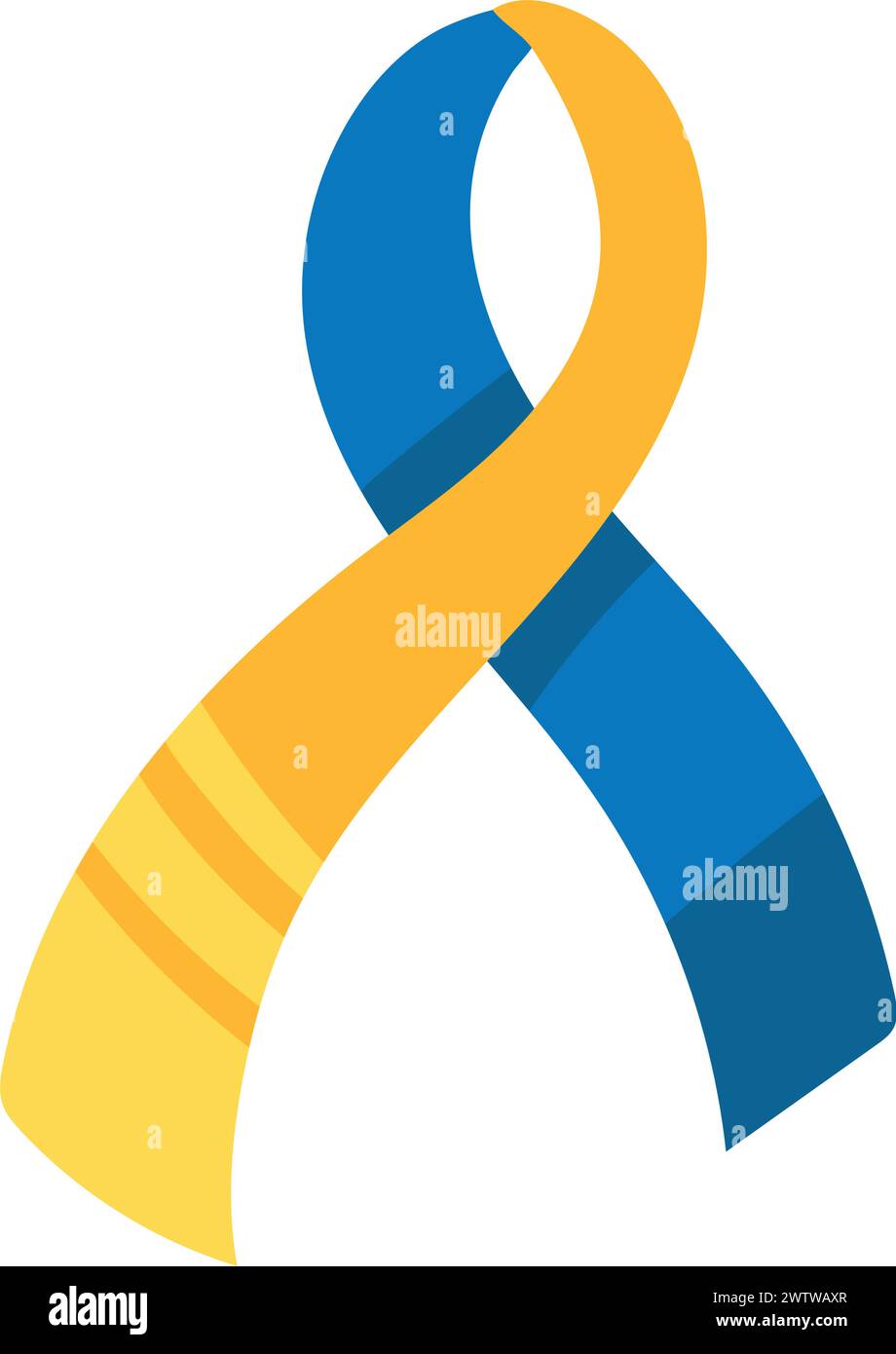 down syndrome day ribbon illustration vector Stock Vector Image & Art ...