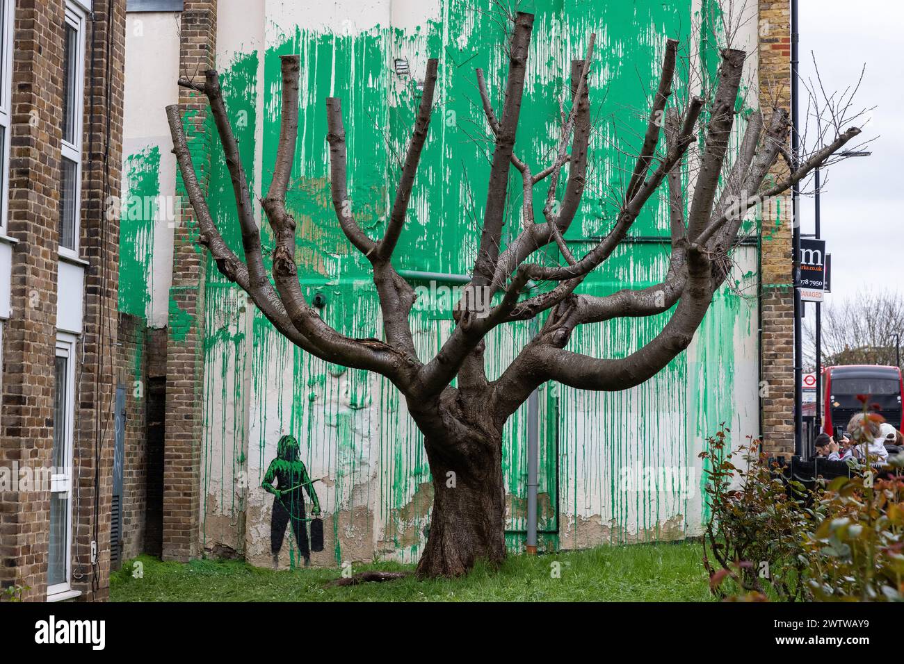 London, UK. 19th March, 2024. New artwork by world-renowned street ...