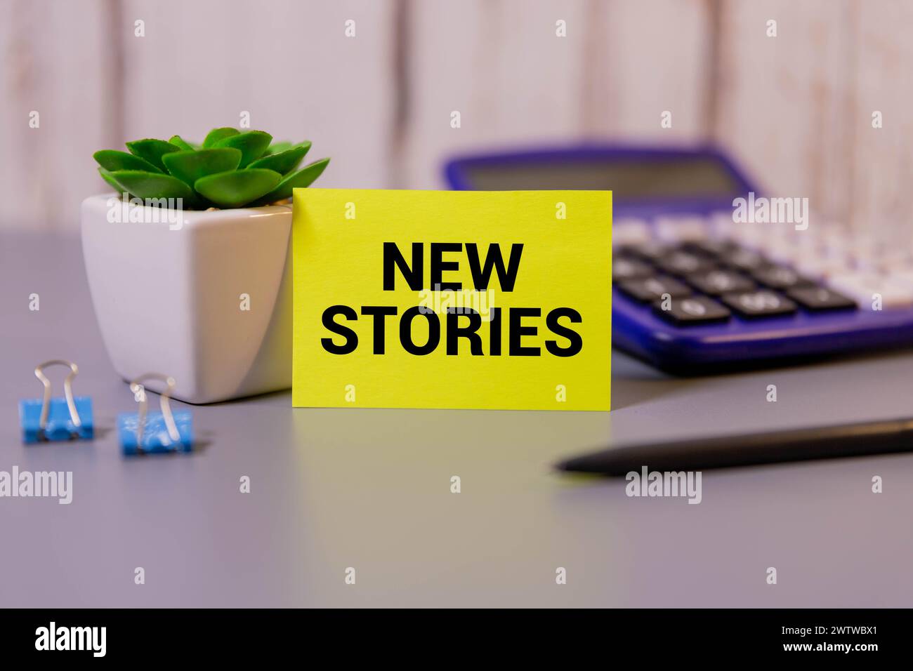 New Story Chapter One printed on a vintage typewriter Stock Photo - Alamy