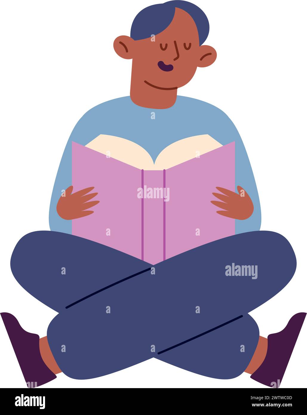 poet man read poem illustration vector Stock Vector Image & Art - Alamy