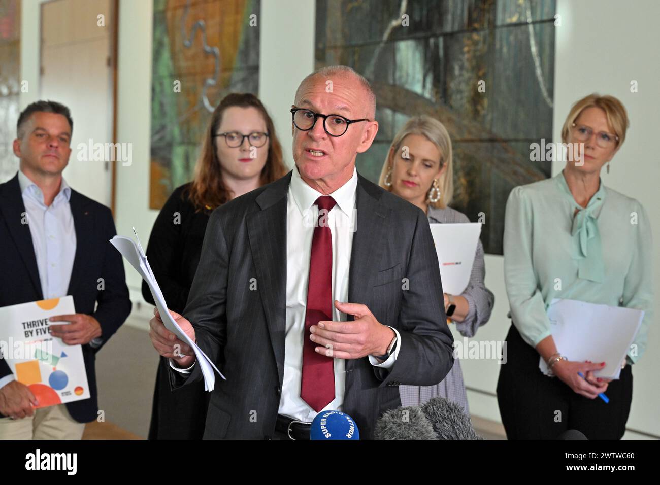 Canberra, Australia. 20th Mar, 2024. Former South Australian premier ...