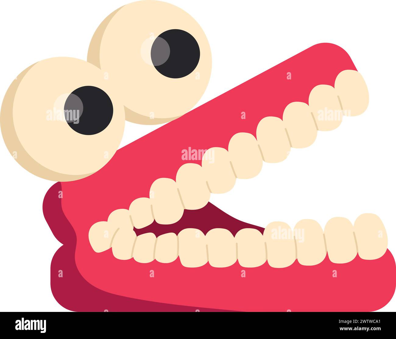 Comedy teeth mouth illustration hi-res stock photography and images - Alamy