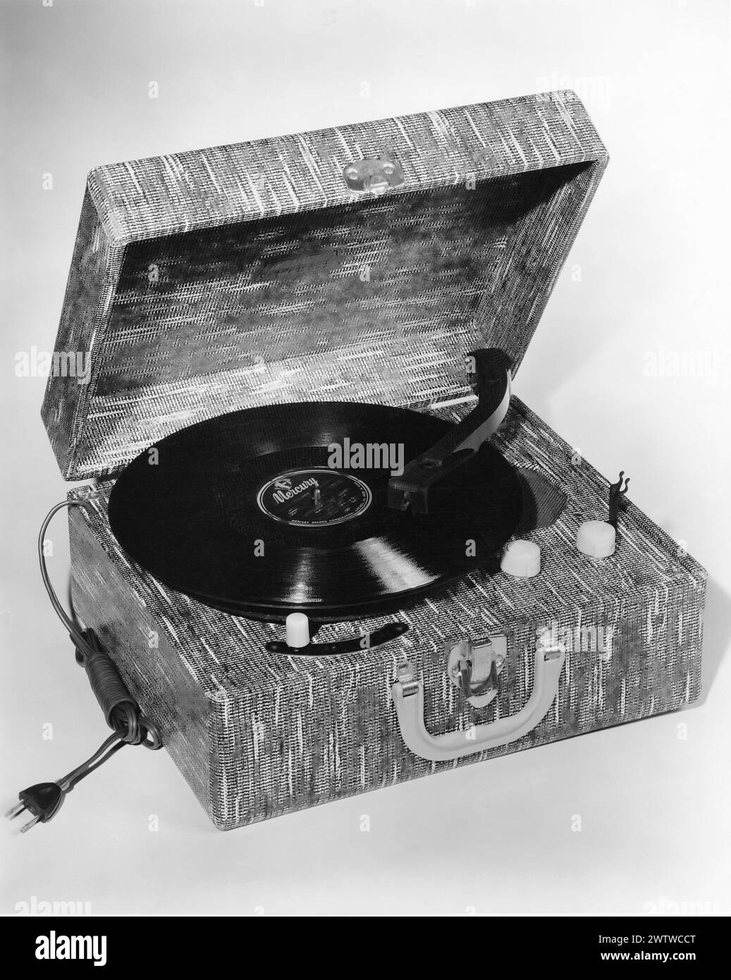 Old vintage fashioned player Black and White Stock Photos & Images - Alamy