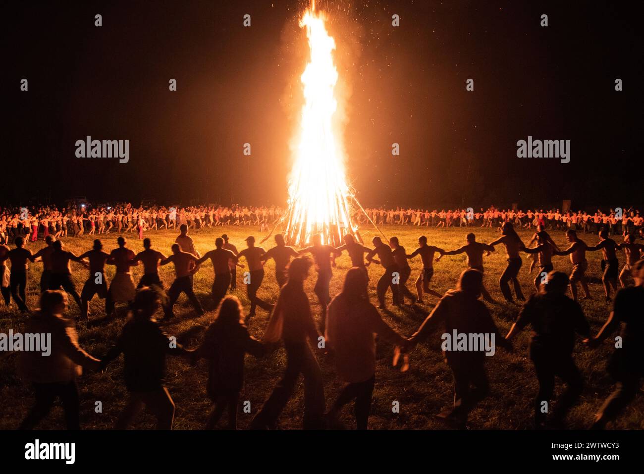 Slavic summer solstice festival hi-res stock photography and images - Alamy