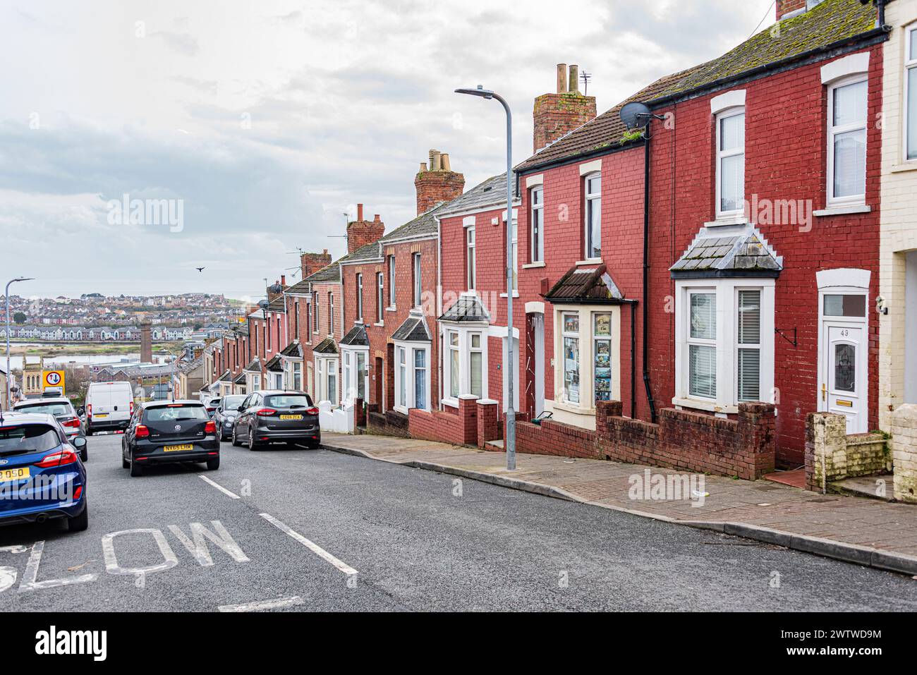 Gavin and Stacey's home on Trinity Street in the Welsh town of Barry in ...