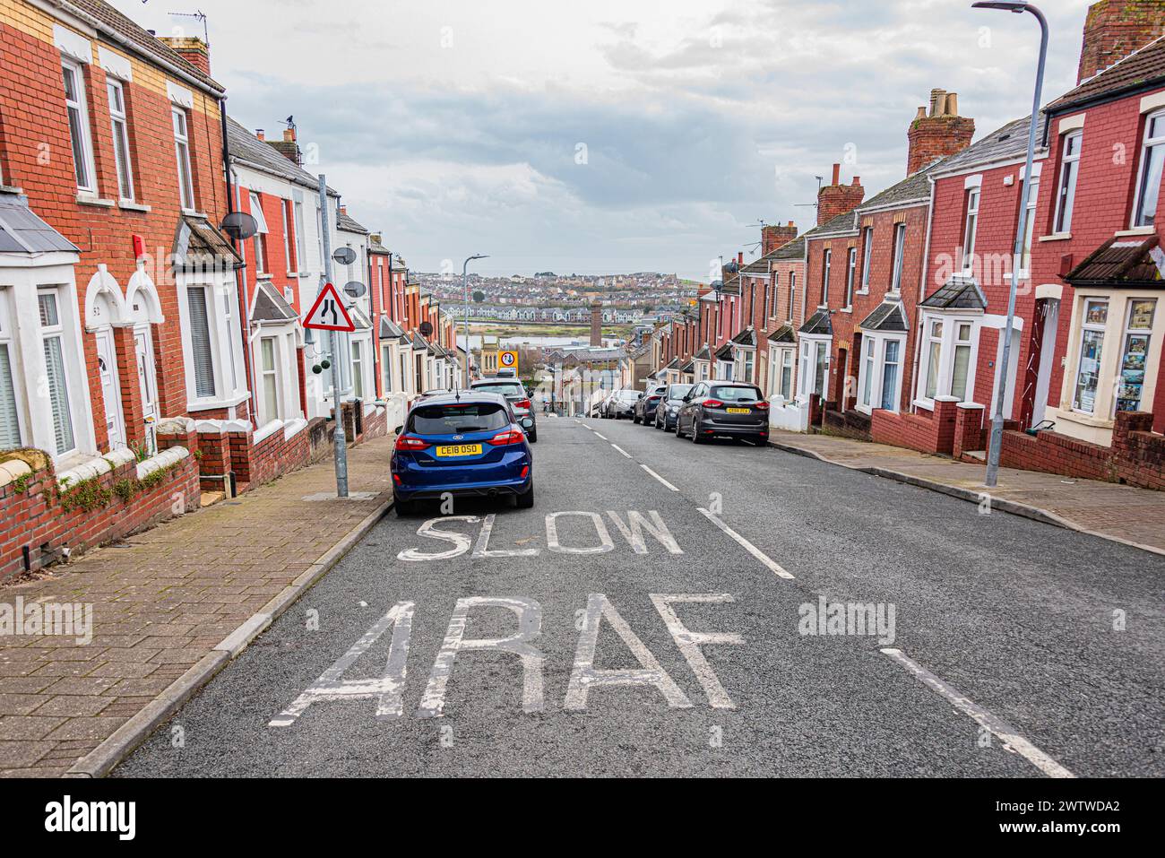 Trinity Street in Barry, The Vale of Glamorgan, one of the locations ...