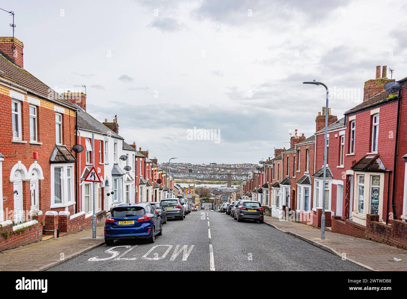 Gavin and Stacey's home on Trinity Street in the Welsh town of Barry in ...