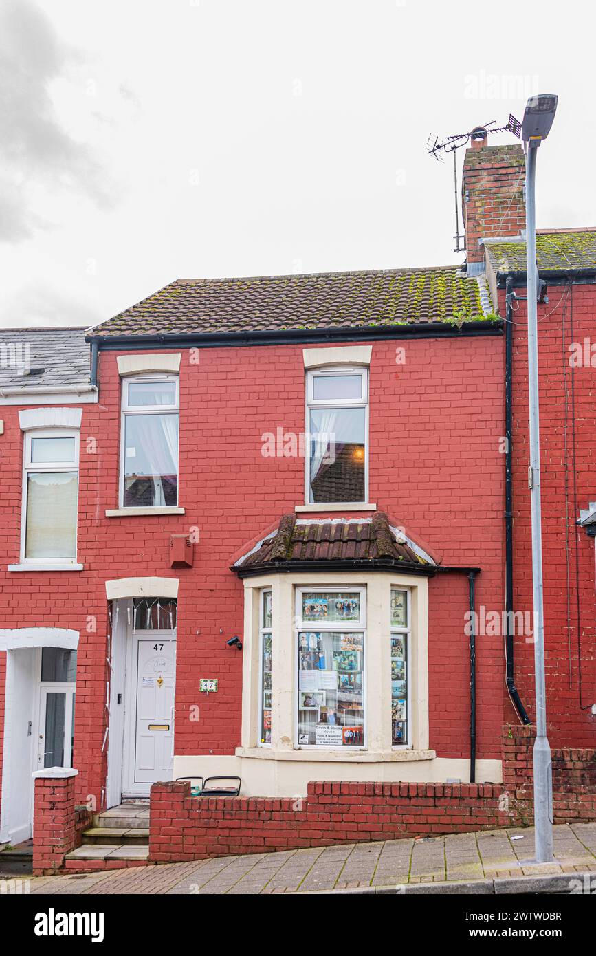 Gavin and Stacey's home on Trinity Street in the Welsh town of Barry in ...