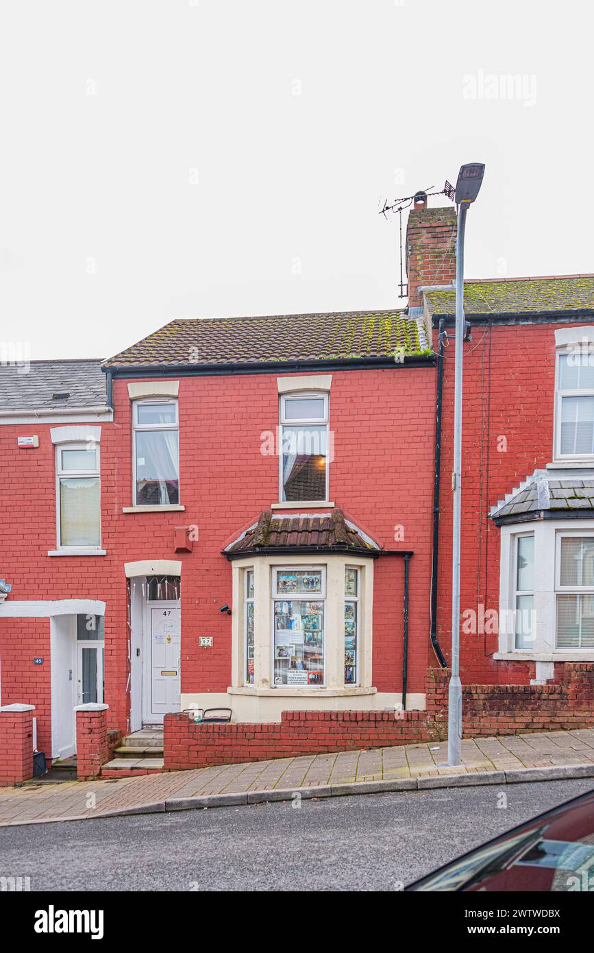 Gavin and Stacey's home on Trinity Street in the Welsh town of Barry in ...