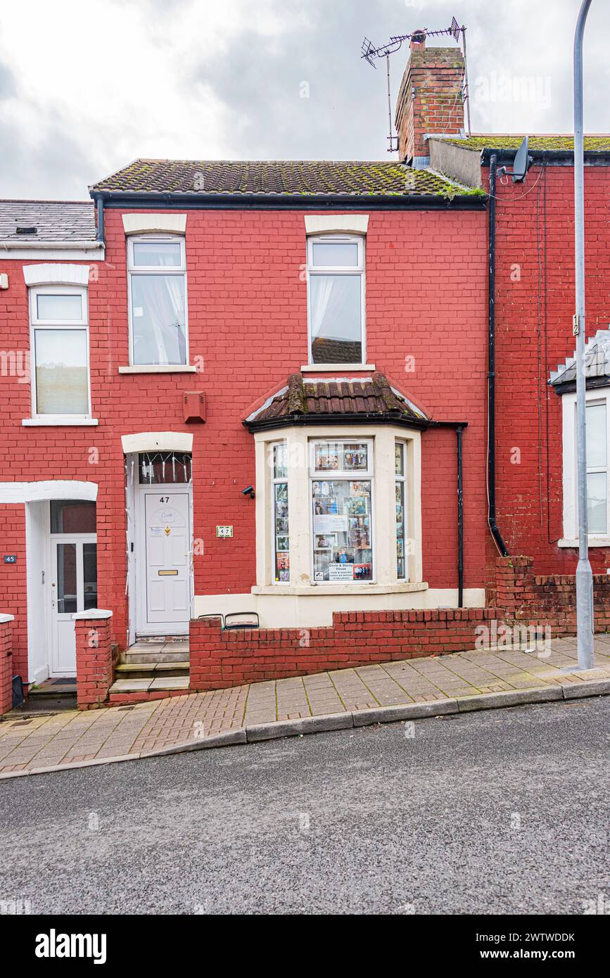 Gavin and Stacey's home on Trinity Street in the Welsh town of Barry in ...