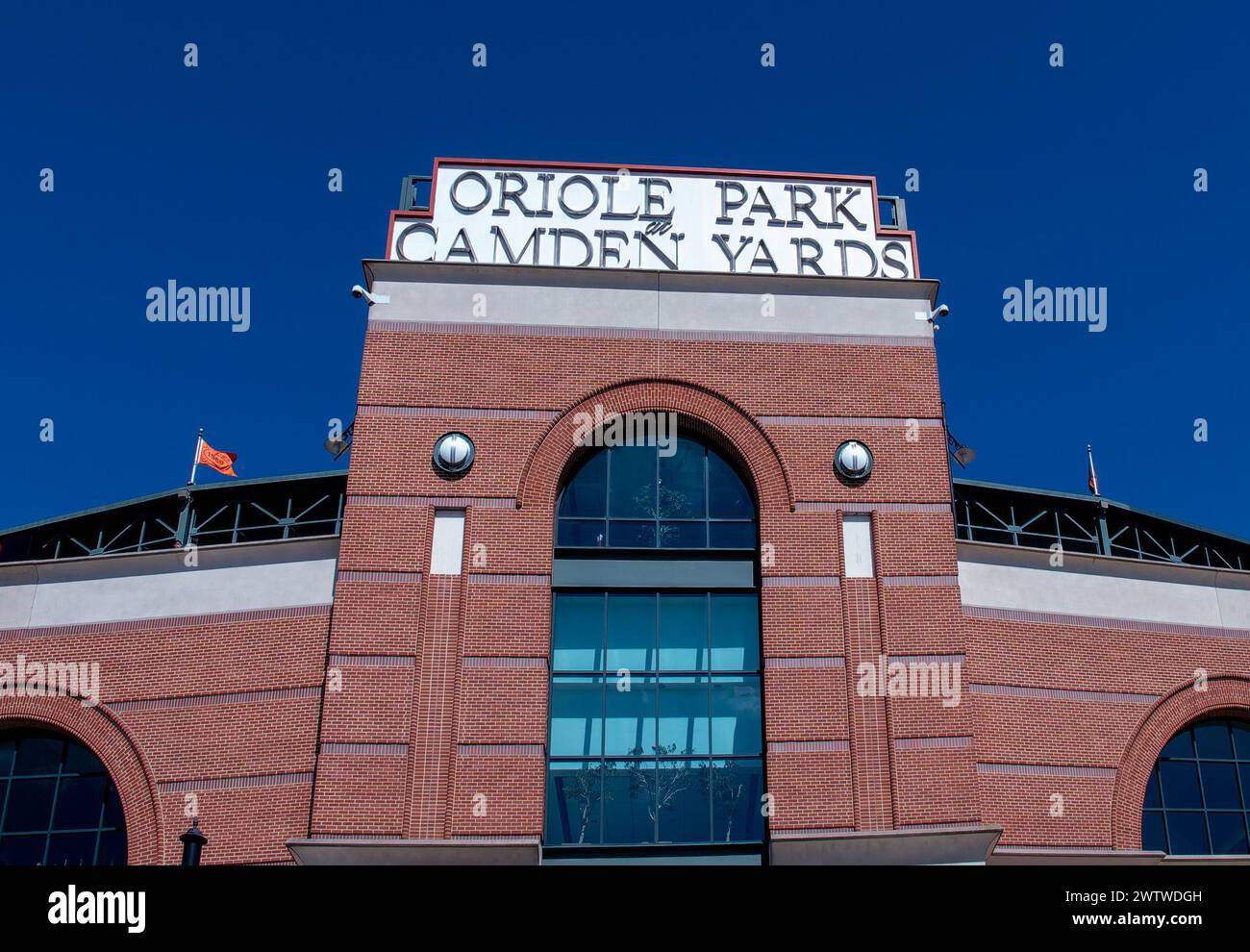main entrance to the Baltimore Orioles baseball stadium Stock Photo - Alamy