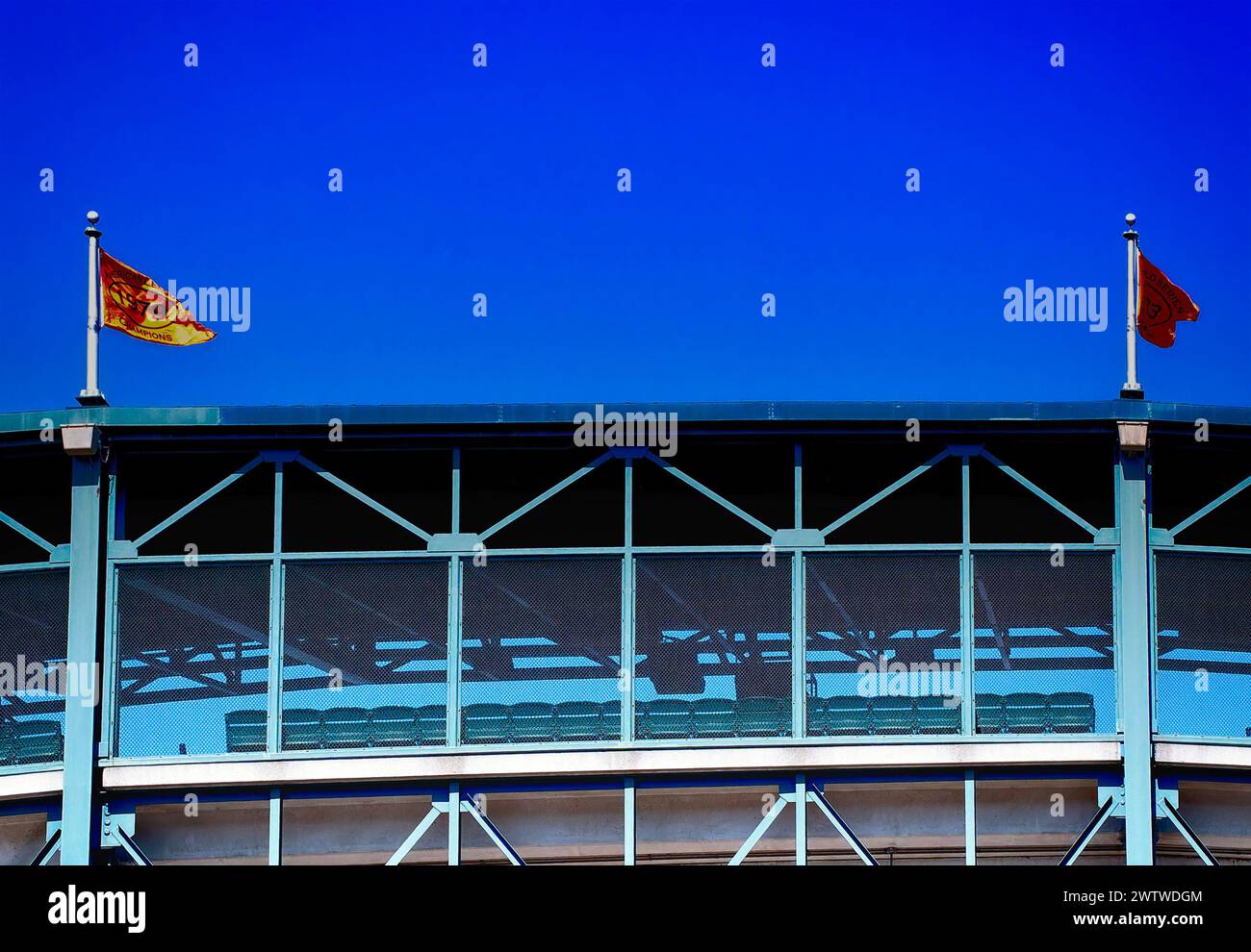 Roof of the Baltimore Orioles baseball stadium Stock Photo - Alamy
