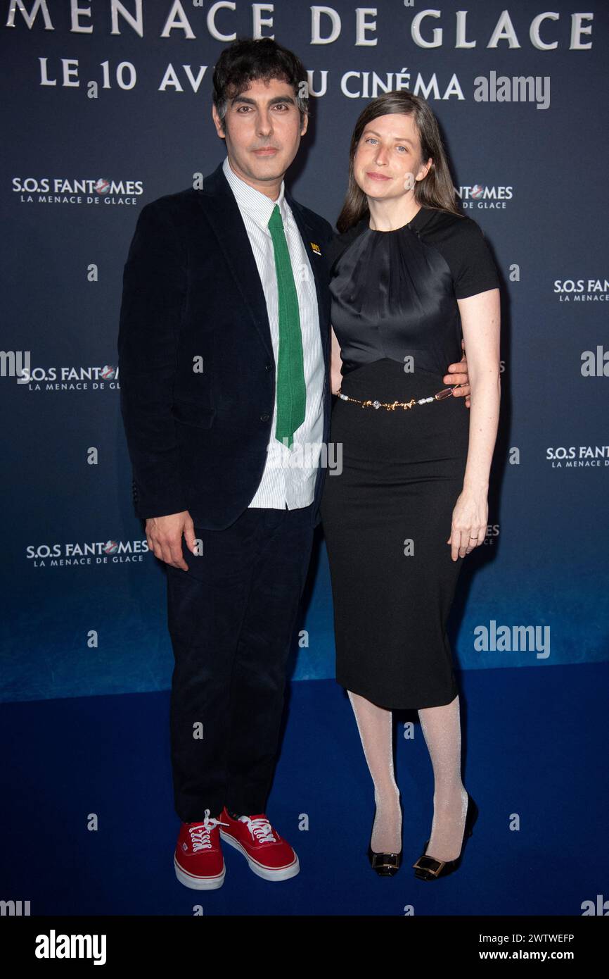 Paris, France. 19th Mar, 2024. Gil Kenan and Eliza Chaikin attending ...