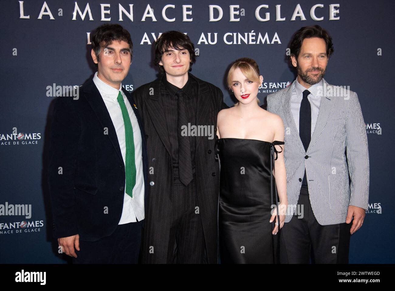 Paris, France. 19th Mar, 2024. Gil Kenan, Finn Wolfhard, Mckenna Grace ...