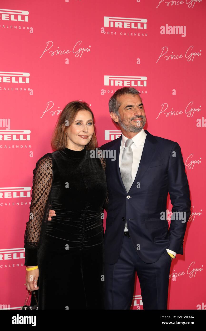 Guests attend the gala event to celebrate the unveiling of the 2024 ...