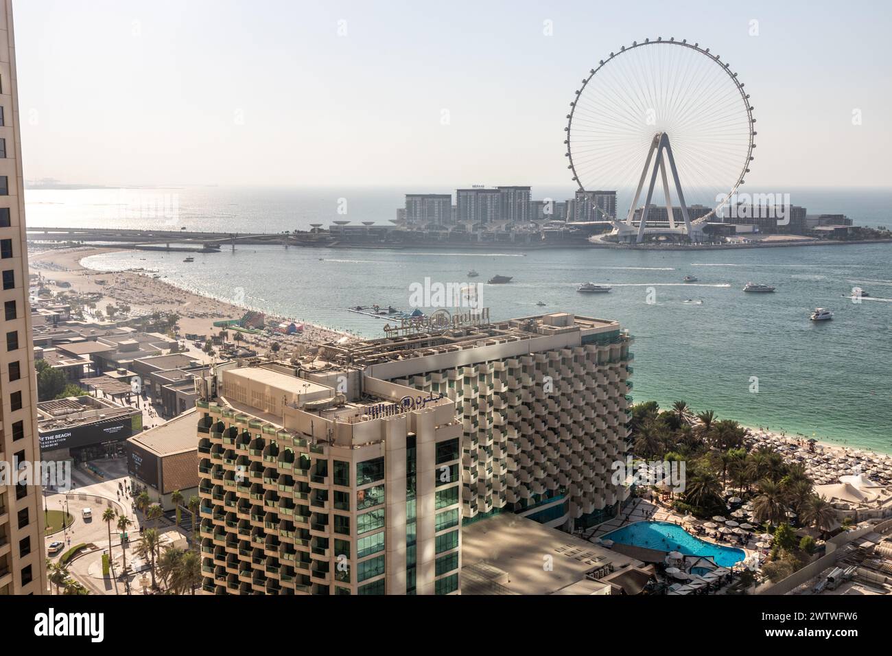 DUBAI, UAE - OCTOBER 27, 2021: Ain Dubai observation wheel in Dubai ...