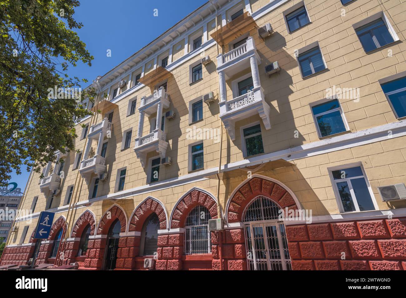 JUNE 26, 2023, TASHKENT, UZBEKISTAN: Residential building in Tashkent ...