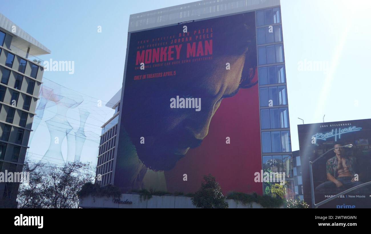 Los Angeles, California, USA 19th March 2024 Jordan Peele Monkey Man ...