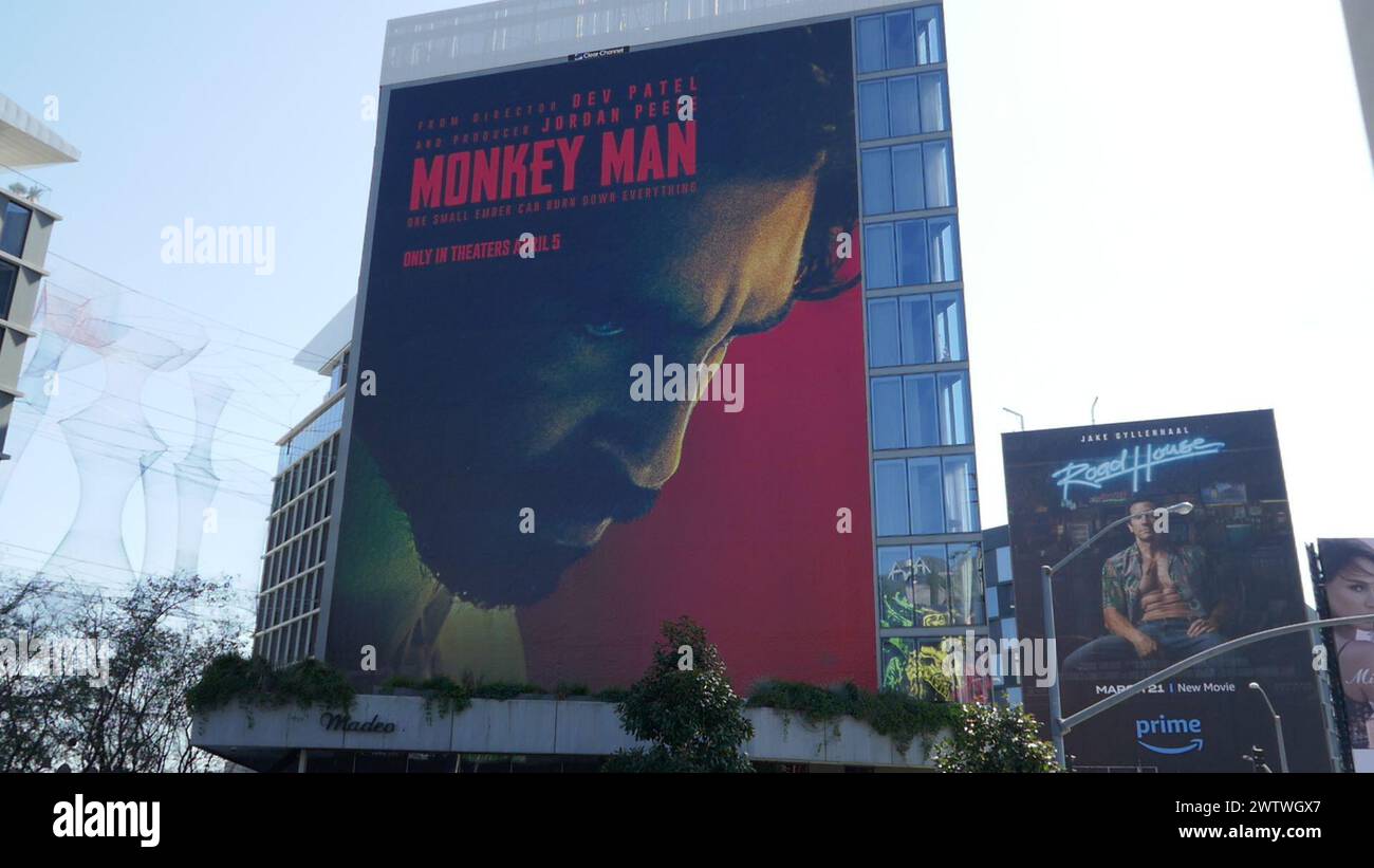 Los Angeles, California, USA 19th March 2024 Jordan Peele Monkey Man ...