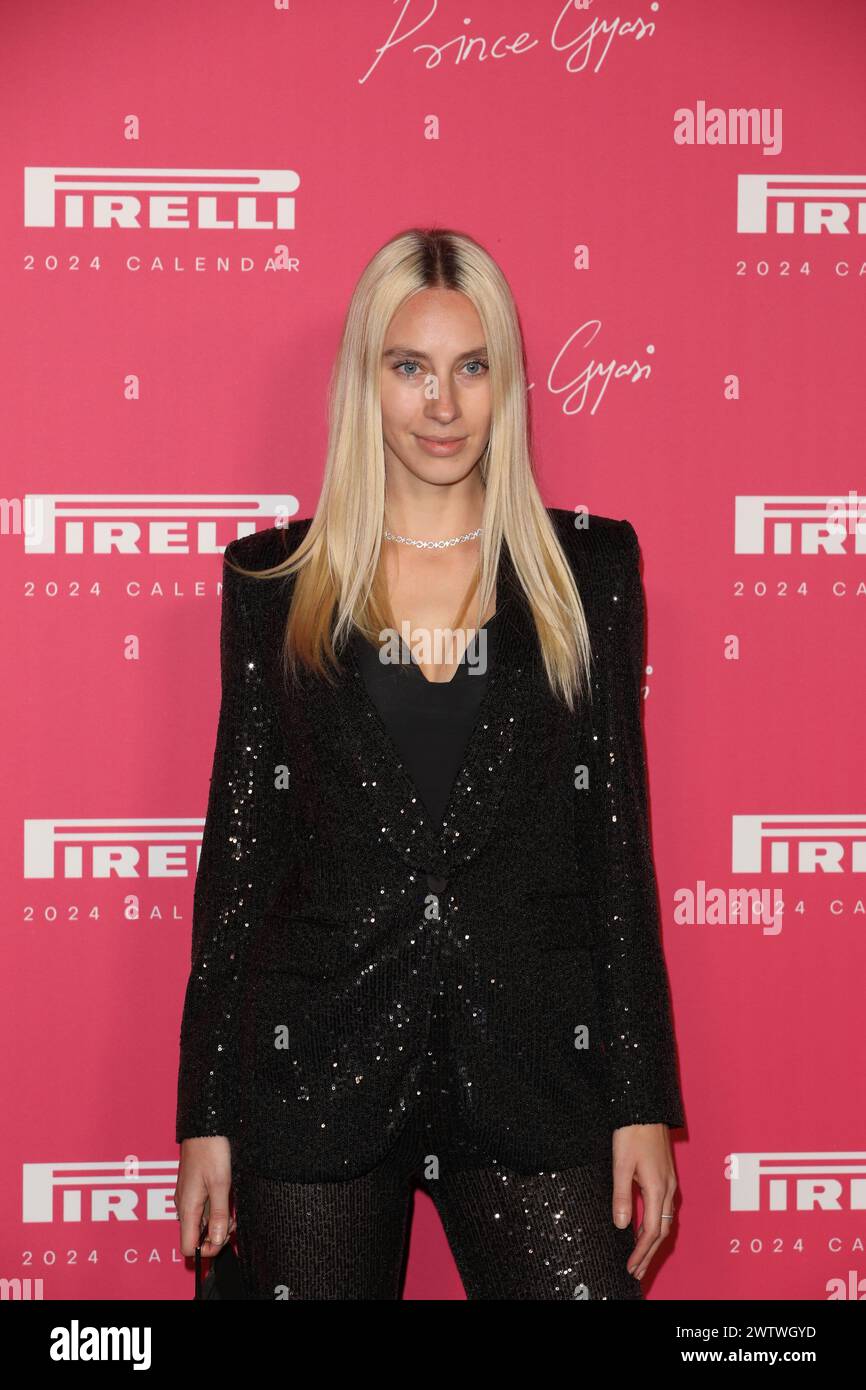 Magda Swider attends the gala event to celebrate the unveiling of the ...
