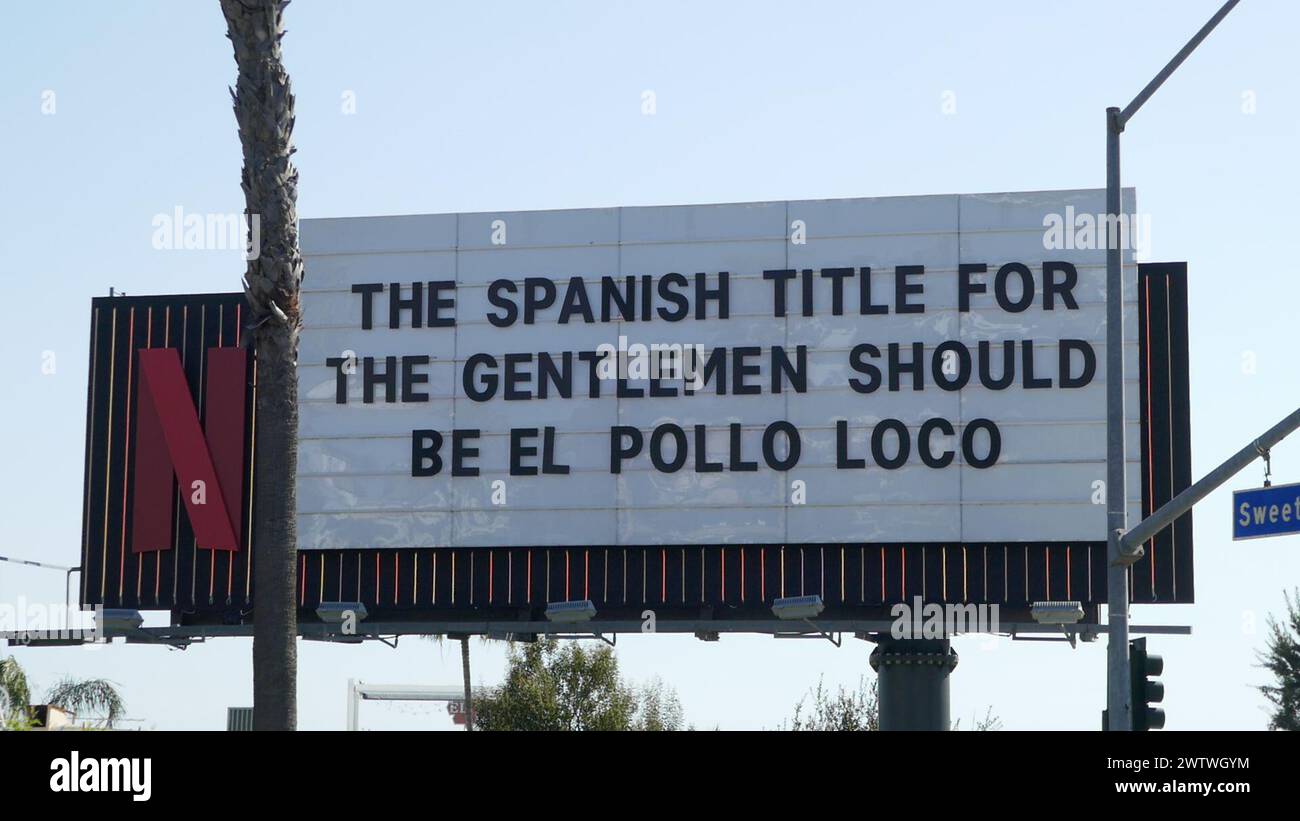 Los Angeles, California, USA 19th March 2024 The Spanish Title for the ...