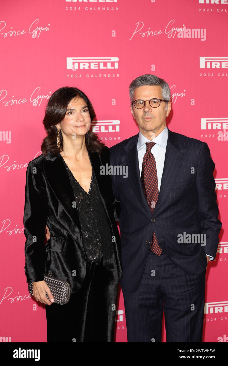 Guests attend the gala event to celebrate the unveiling of the 2024 ...