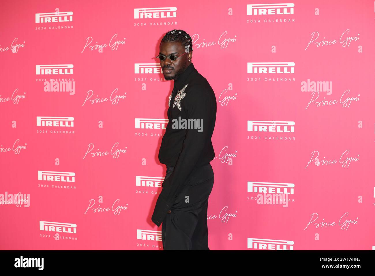 Prince Gyasi and Sarah Phenom attend the gala event to celebrate the ...