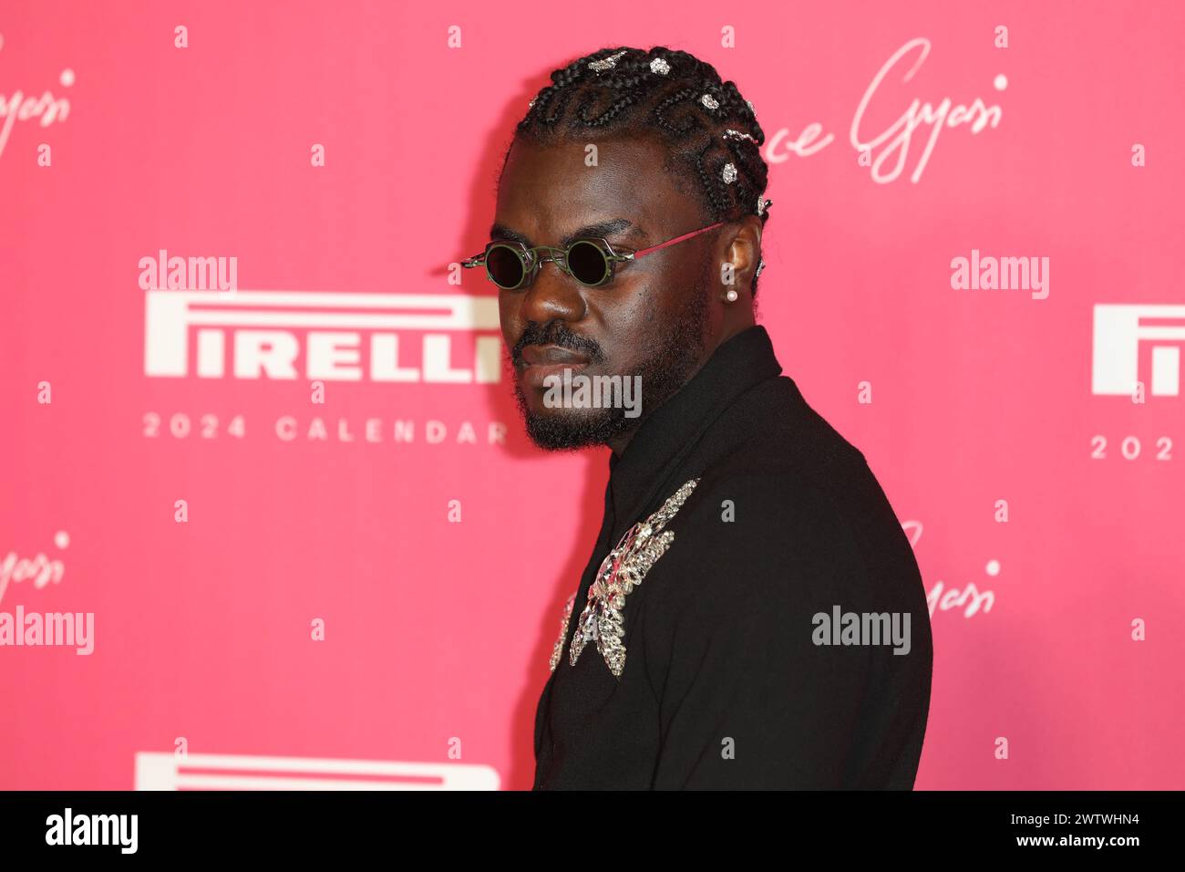 Prince Gyasi and Sarah Phenom attend the gala event to celebrate the ...