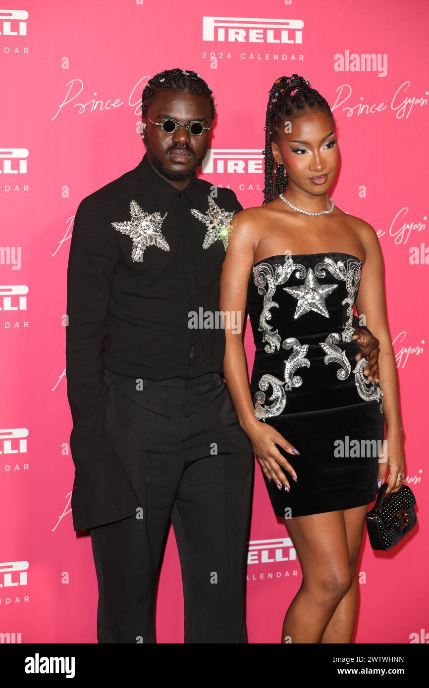 Prince Gyasi and Sarah Phenom attend the gala event to celebrate the ...