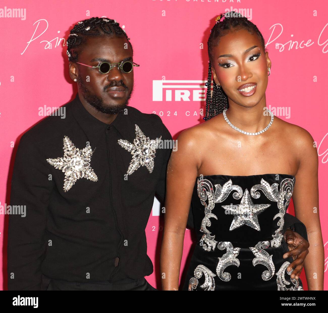 Prince Gyasi and Sarah Phenom attend the gala event to celebrate the ...