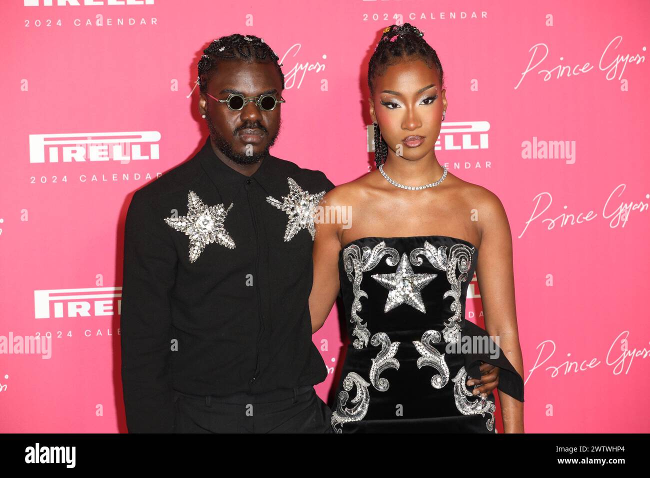 Prince Gyasi and Sarah Phenom attend the gala event to celebrate the ...
