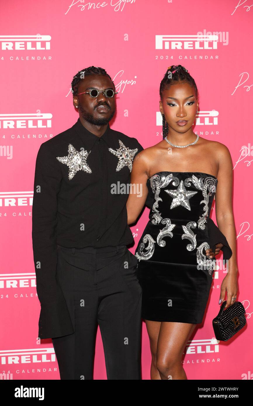 Prince Gyasi and Sarah Phenom attend the gala event to celebrate the ...