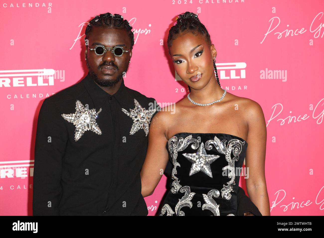 Prince Gyasi and Sarah Phenom attend the gala event to celebrate the ...