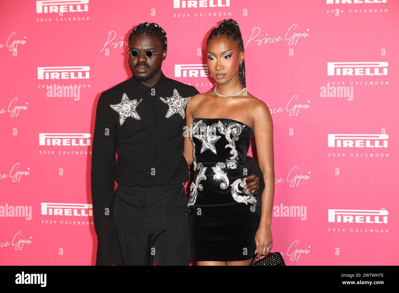 Prince Gyasi and Sarah Phenom attend the gala event to celebrate the ...