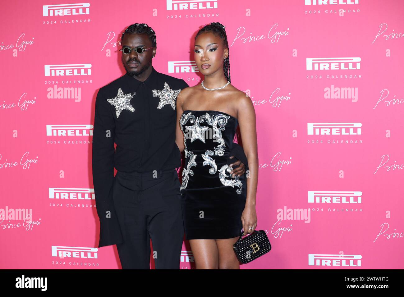 Prince Gyasi and Sarah Phenom attend the gala event to celebrate the ...