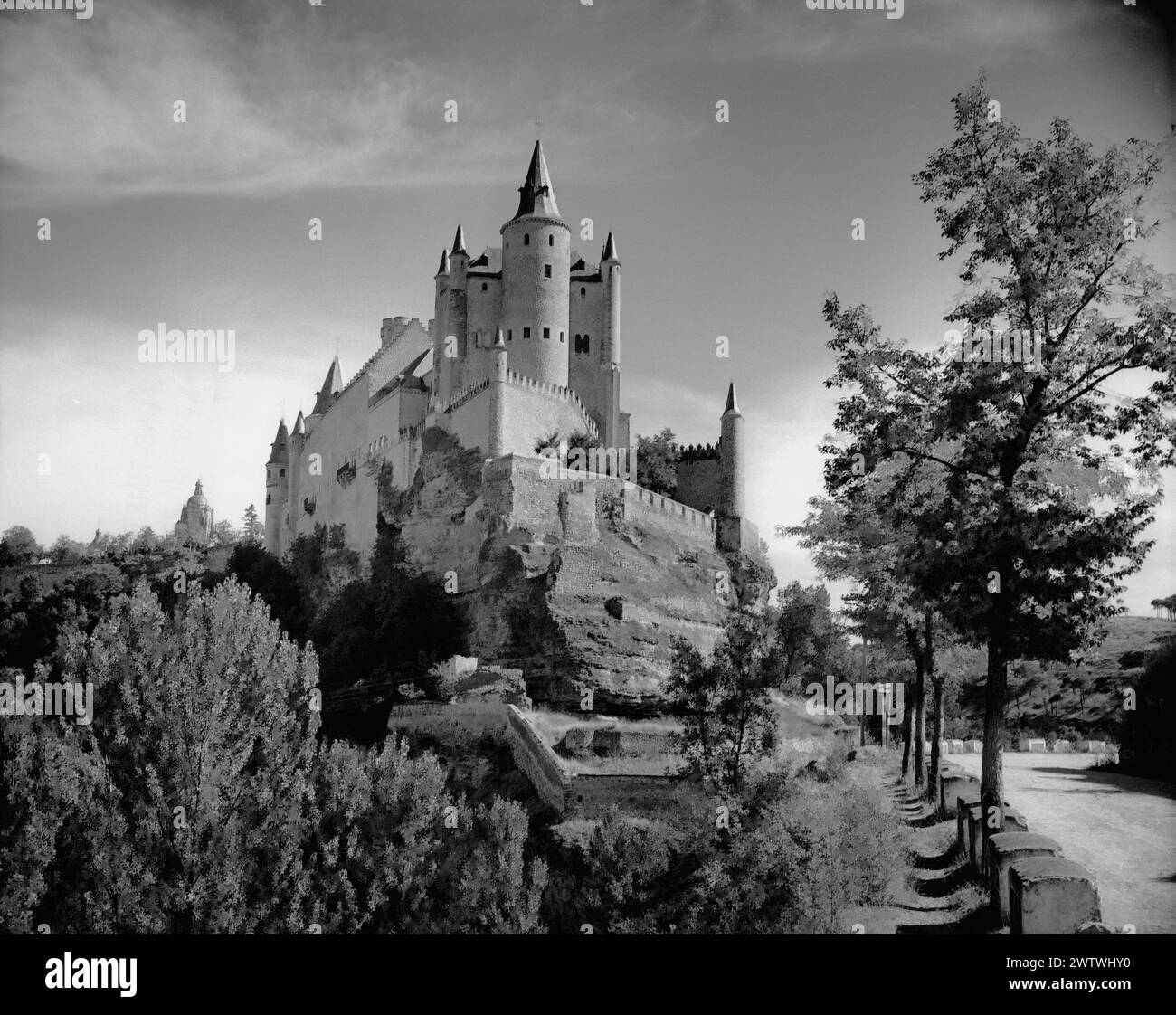 Long town castle Black and White Stock Photos & Images - Alamy