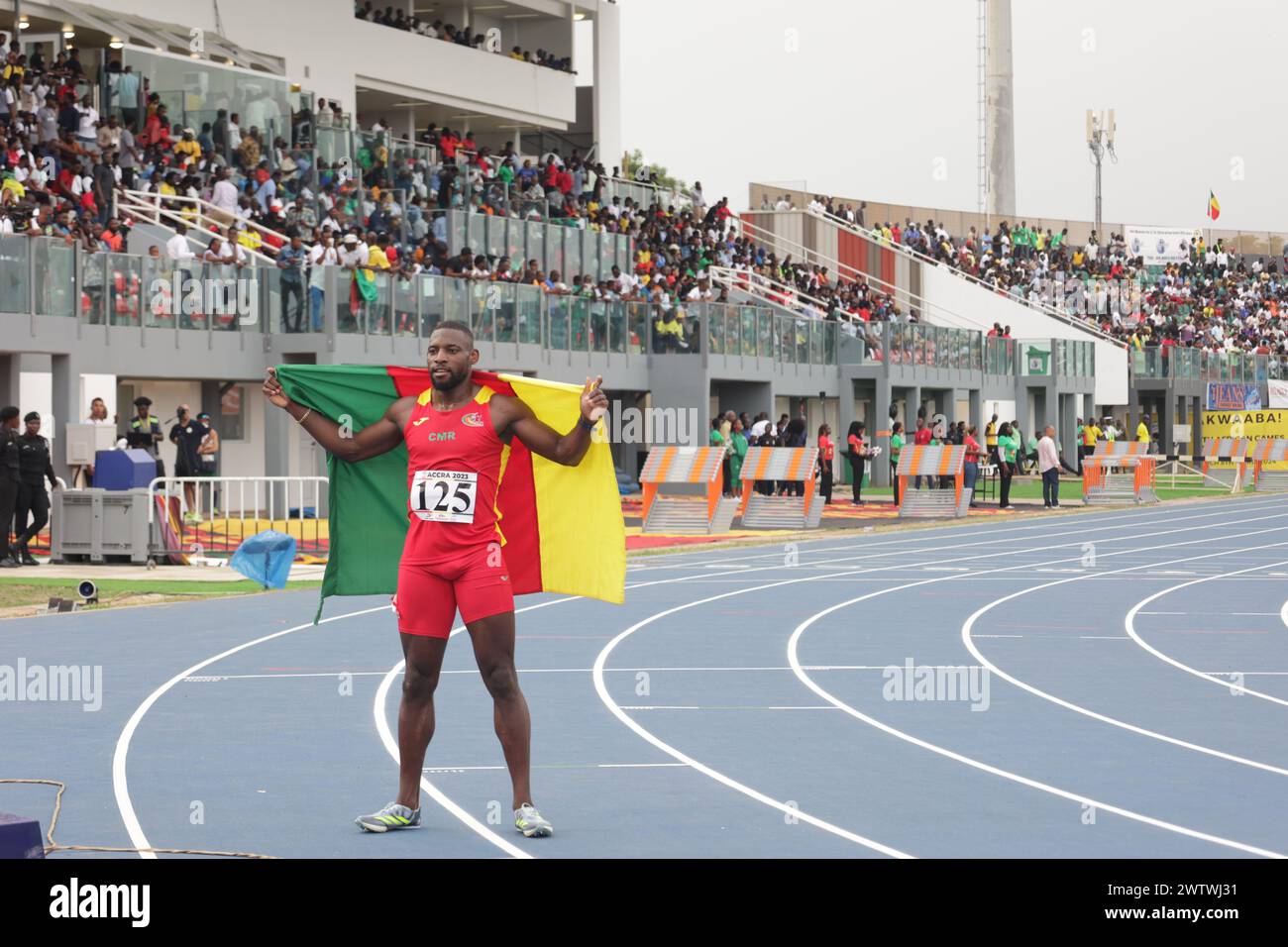 Accra, Ghana. 19th Mar, 2024. Emmanuel Alobwede Eseme of Cameroon ...