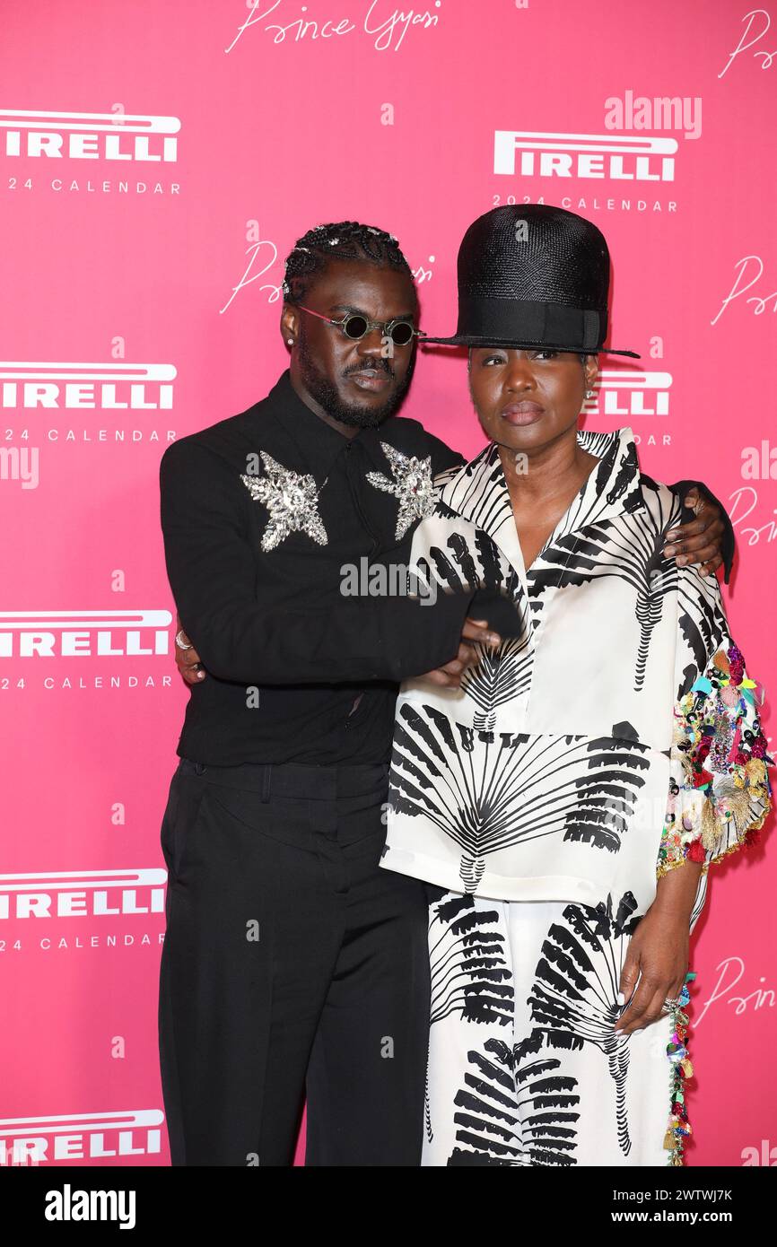 Prince Gyasi attends the gala event to celebrate the unveiling of the ...