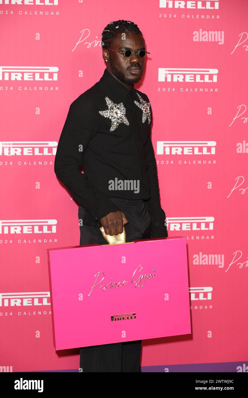 Prince Gyasi attends the gala event to celebrate the unveiling of the ...