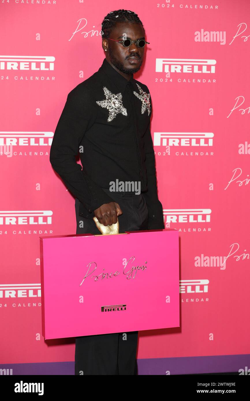 Prince Gyasi attends the gala event to celebrate the unveiling of the ...